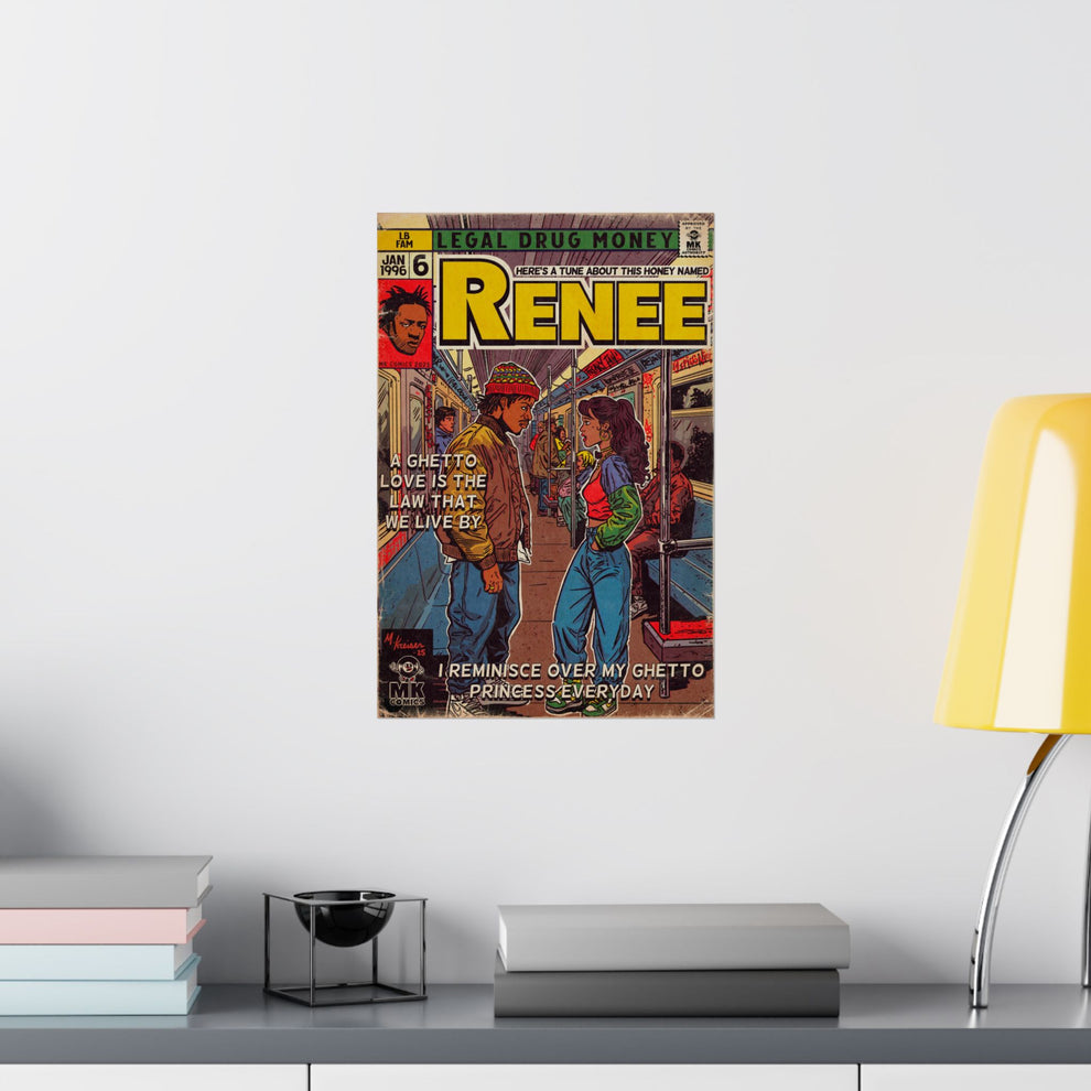 Renee - Matte Vertical Posters – Fine Art Of MK