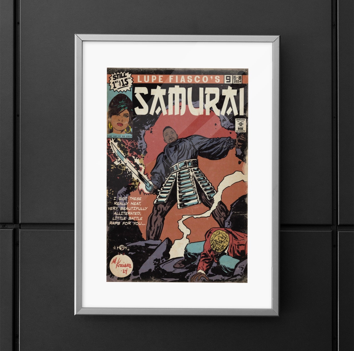 Lupe Fiasco - Samurai - Matte Vertical Poster – Fine Art Of MK