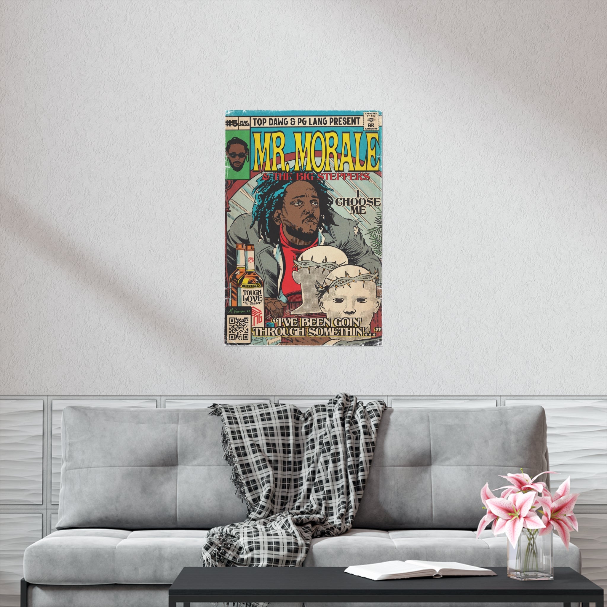 Kendrick Lamar- Mr. Morale & The Big Steppers - Vertical Matte Poster ...